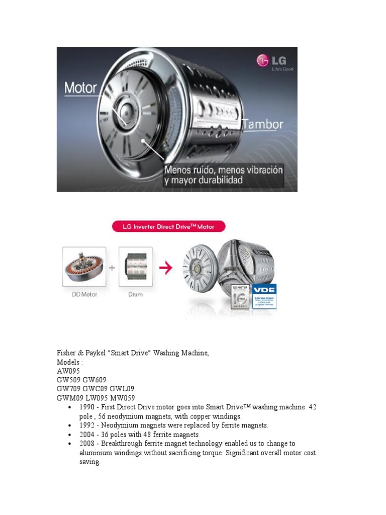 Direct Drive Smart Drive Motors | PDF | Rectifier | Series And Parallel ...