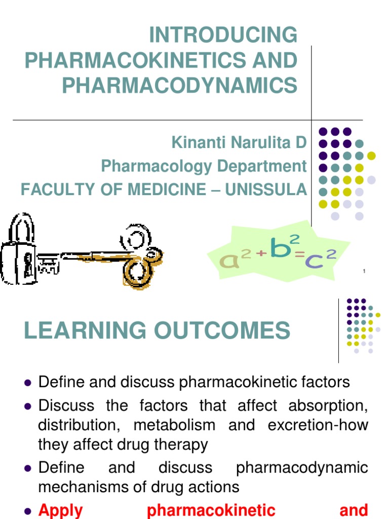 Overview of Pharmacokinetics & Pharmacodynamics | PDF | Drug Metabolism ...