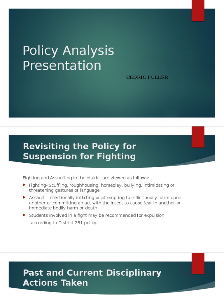 Updated Suspension Policy for Fighting | PDF | Government | Justice