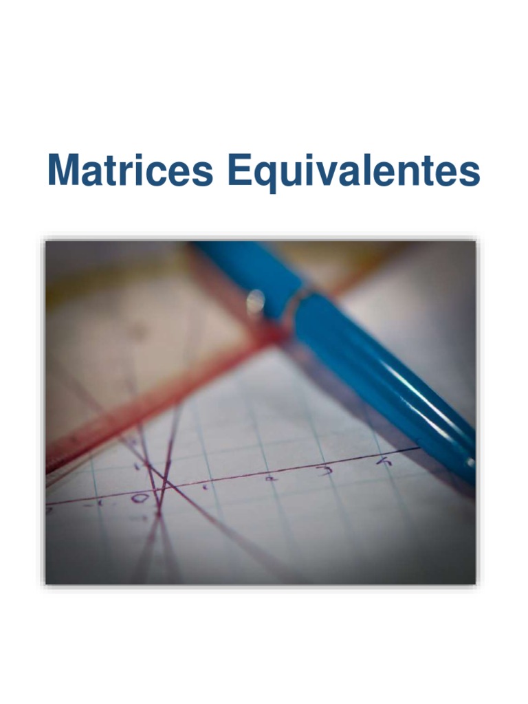 Matrices Equivalentes | PDF