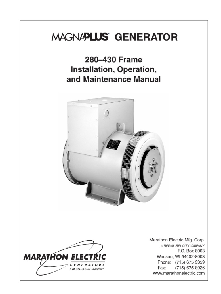 Marathon Alternator | PDF | Electric Generator | Rectifier