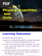 CXC Physics Notes - Section A | PDF | Force | Units Of Measurement