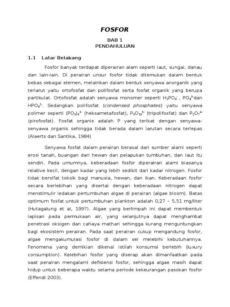 FOSFOR | PDF | Kesehatan Holistik