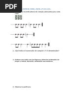 Ejemplos de compases 2/4 y ejercicios | PDF