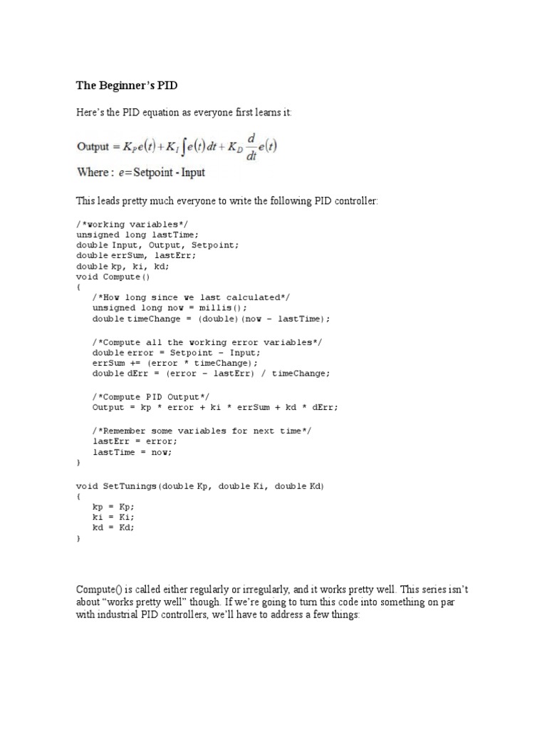 Pid Document 2 Parameter Computer Programming Integer Computer Science 9648
