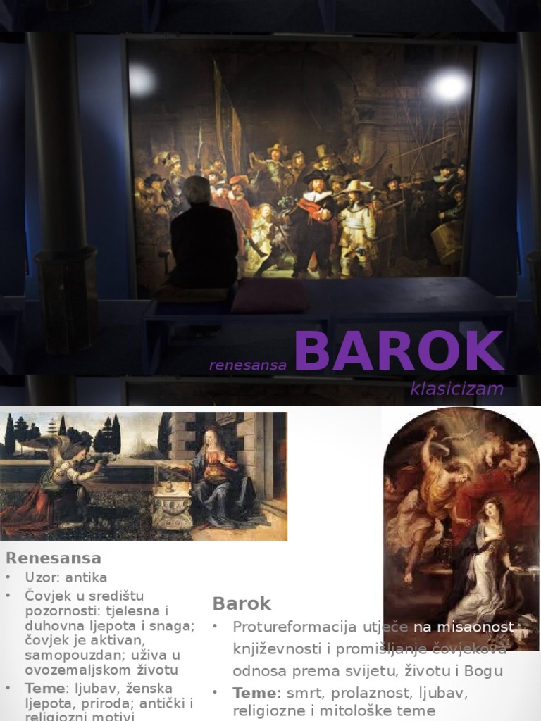 Barok U Europskim Književnostima | PDF