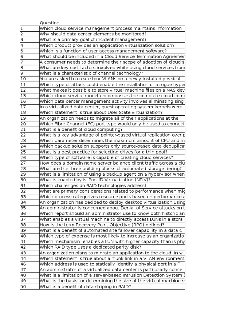 QB Set | PDF | Virtual Machine | Cloud Computing