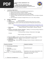 A Detailed Lesson Plan in Science 1pdf | PDF | Matter | Lesson Plan