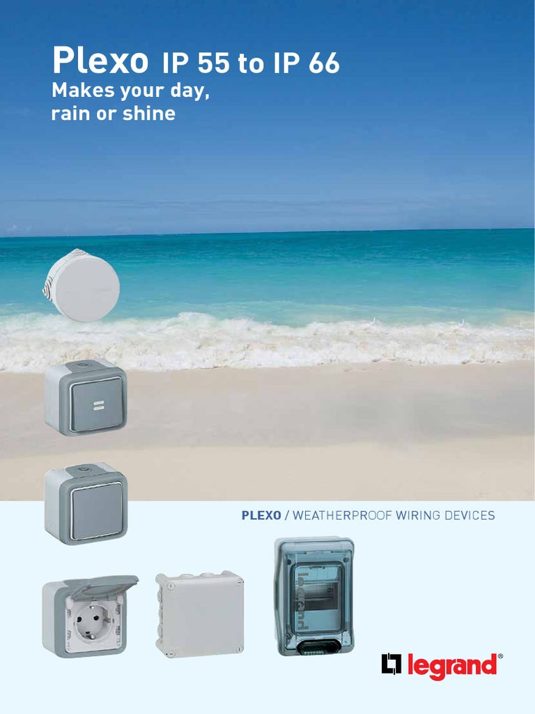 Legrand Plexo Catalogue 02 | PDF | Ac Power Plugs And Sockets | Switch
