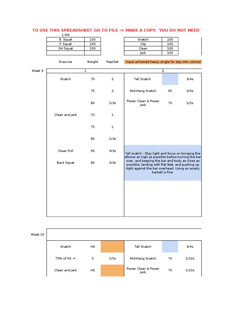 12-Week Complete Cycle (Weeks 9-12) | PDF | Athletic Sports | Sports