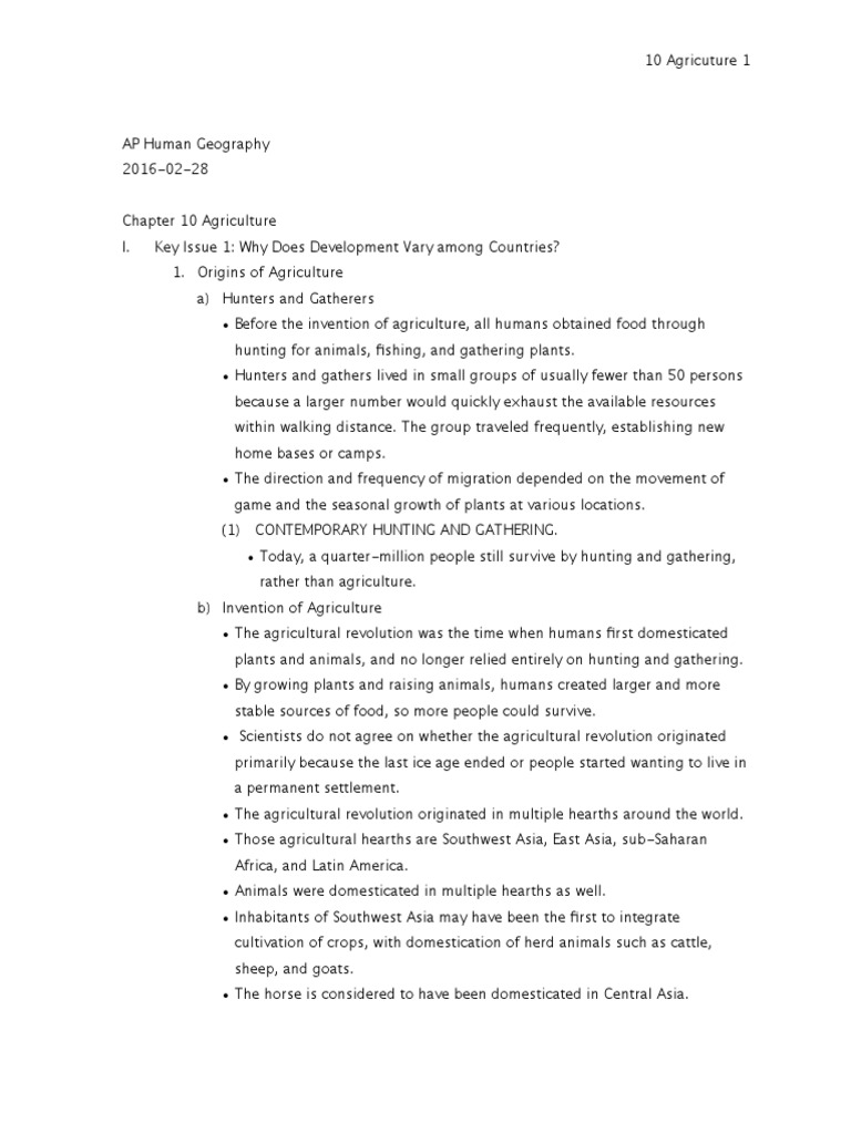 Agricultural Origins and Practices | PDF | Farms | Agriculture