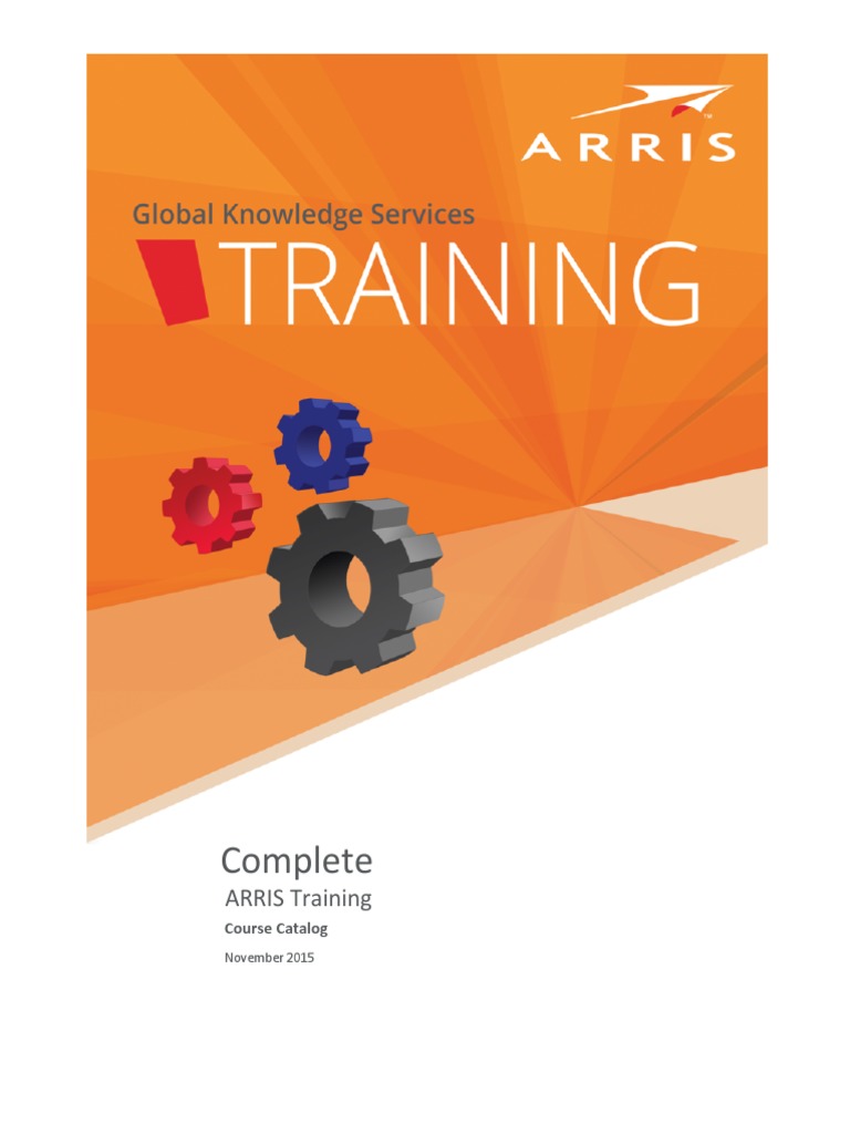 Arris Combined Training Catalog 2015 | PDF | Provisioning | Video On Demand