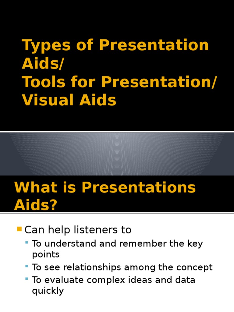 Effective Presentation Aids | PDF | Career & Growth | Art