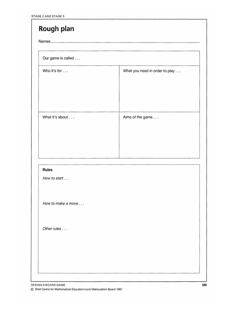 Board Game Design Guide | PDF | Games & Activities