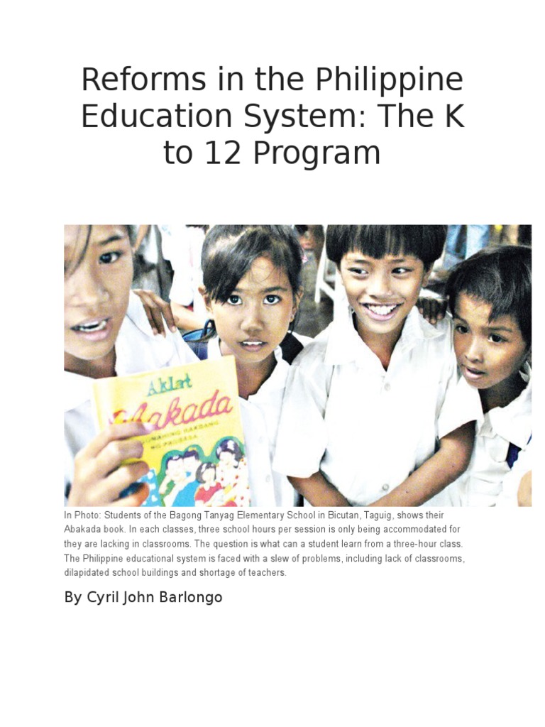 Reforms in The Philippine Education System | PDF | Philippines | Employment