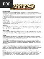 Pathfinder 2e Remaster Actions and Activites Cheat Sheet Light Mode ...