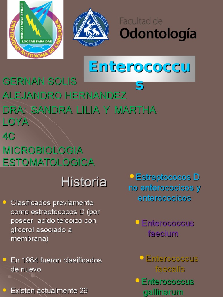 Enterococcus | PDF | Estreptococo | Epidemiología