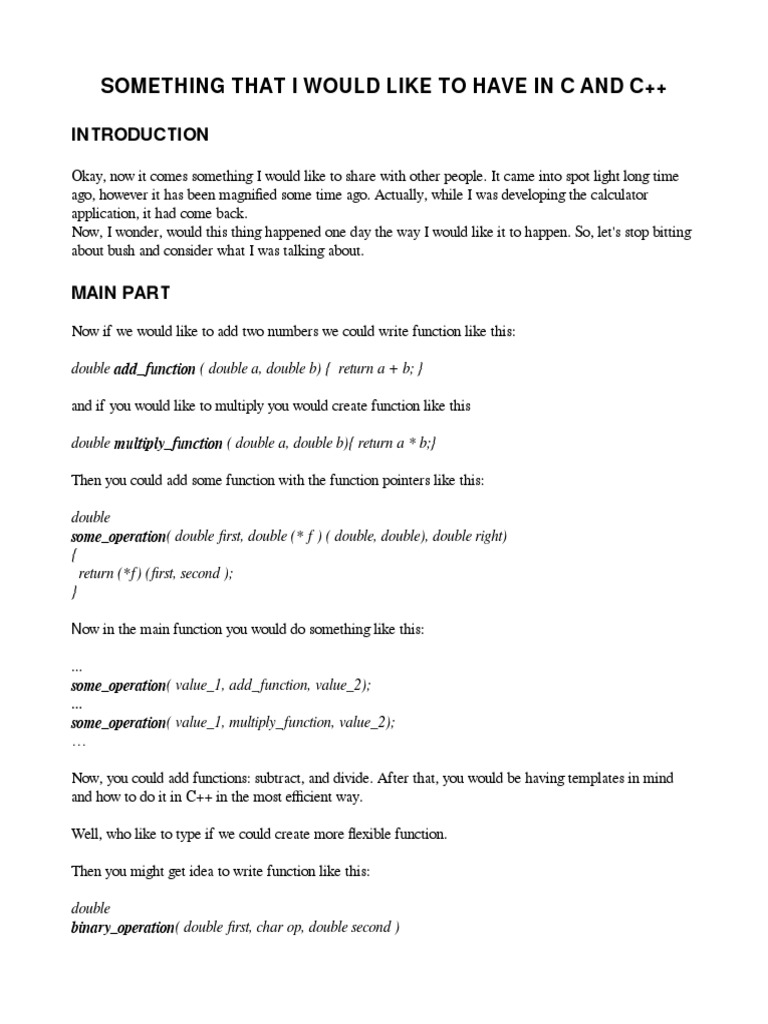 Adding Strings To Create The Function | PDF | C++ | C (Programming ...