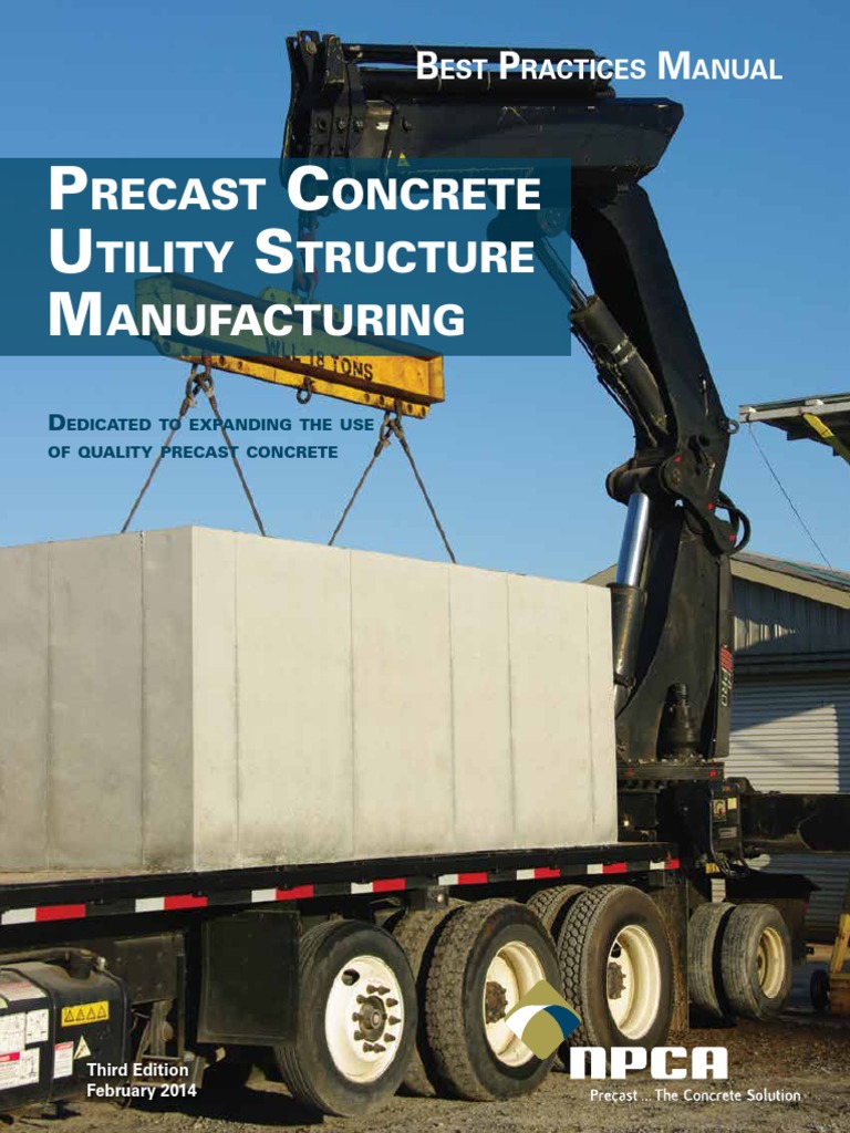 Precast Concrete Utility Structure BPM | PDF | Concrete | Construction ...