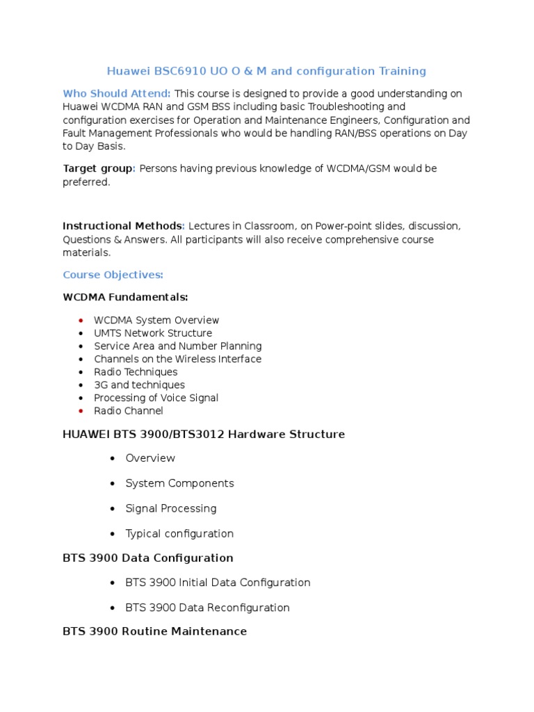 Rnc 6910 Pdf Computer Engineering Telecommunications Engineering