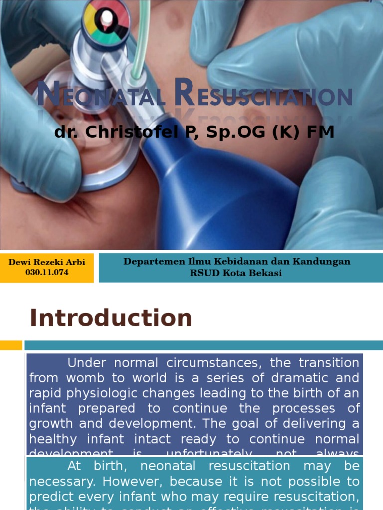 Neonatal Resuscitation | PDF | Breathing | Fetus