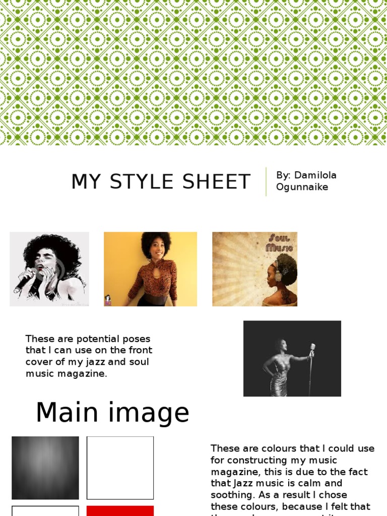 Style Sheet | PDF | Art