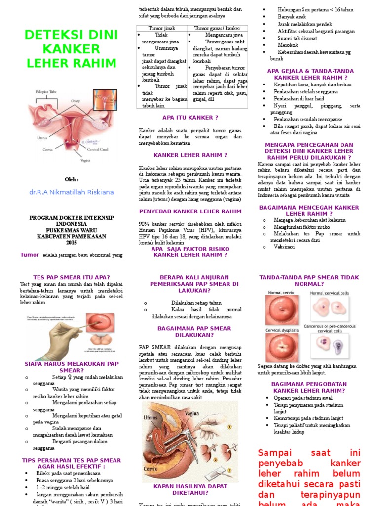 Leaflet CA Cervix | PDF