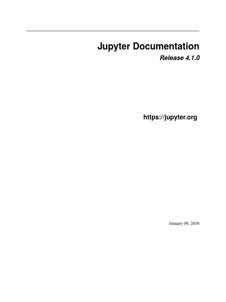 Jupyter PDF | Download Free PDF | Directory (Computing) | Python (Programming Language)