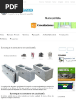 Tipos y medidas de block en Guatemala | PDF