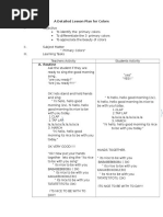 Detailed Lesson Plan (Counting Numbers 1-10) ) | PDF | Lesson Plan ...