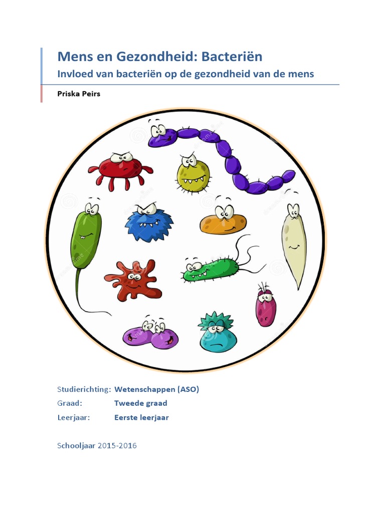 invloed van de bacterien op de gezondheid van de mens