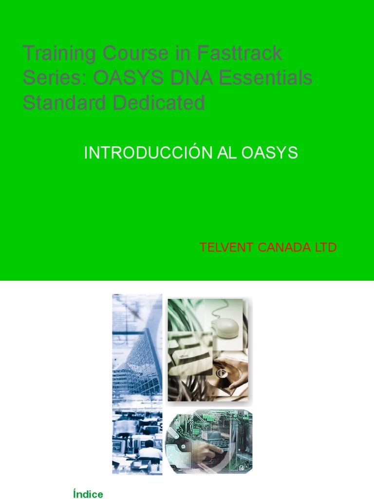 Introducción a OASYS DNA Essentials | PDF | Servidor (Computación ...
