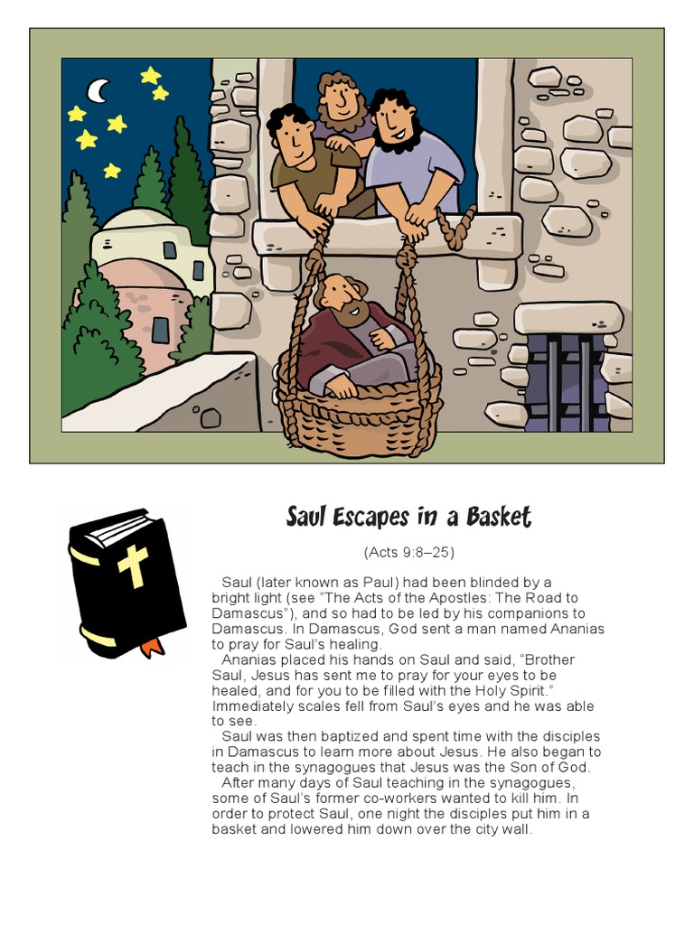 The Acts of The Apostles: Saul Escapes in A Basket | PDF