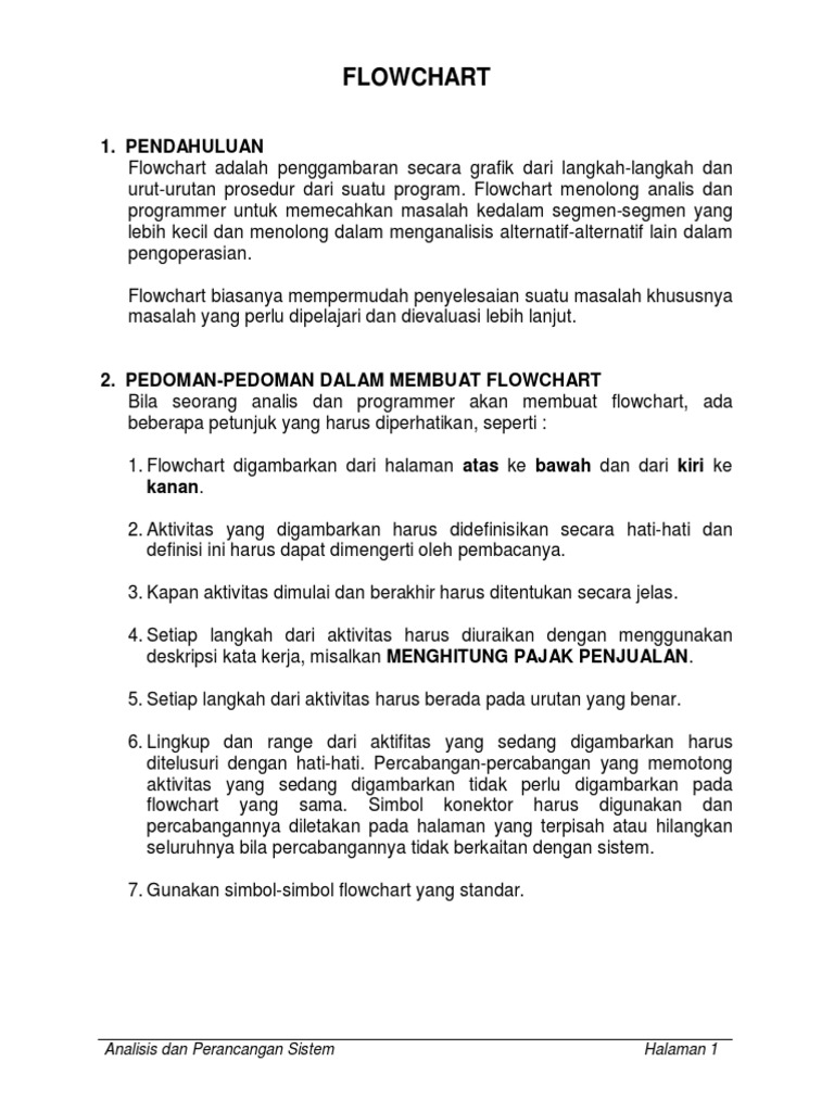 Flowchart Perusahaan Lengkap | PDF
