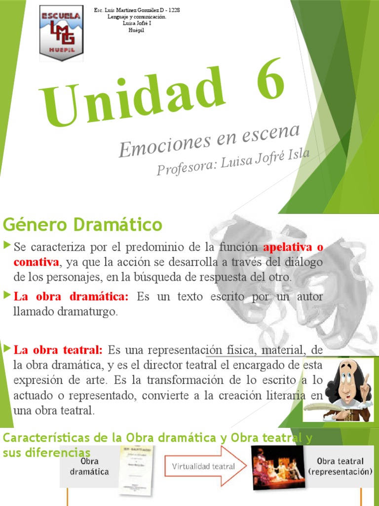 Unidad 6 Textos Dramaticos | PDF | Comedia | Tragedia