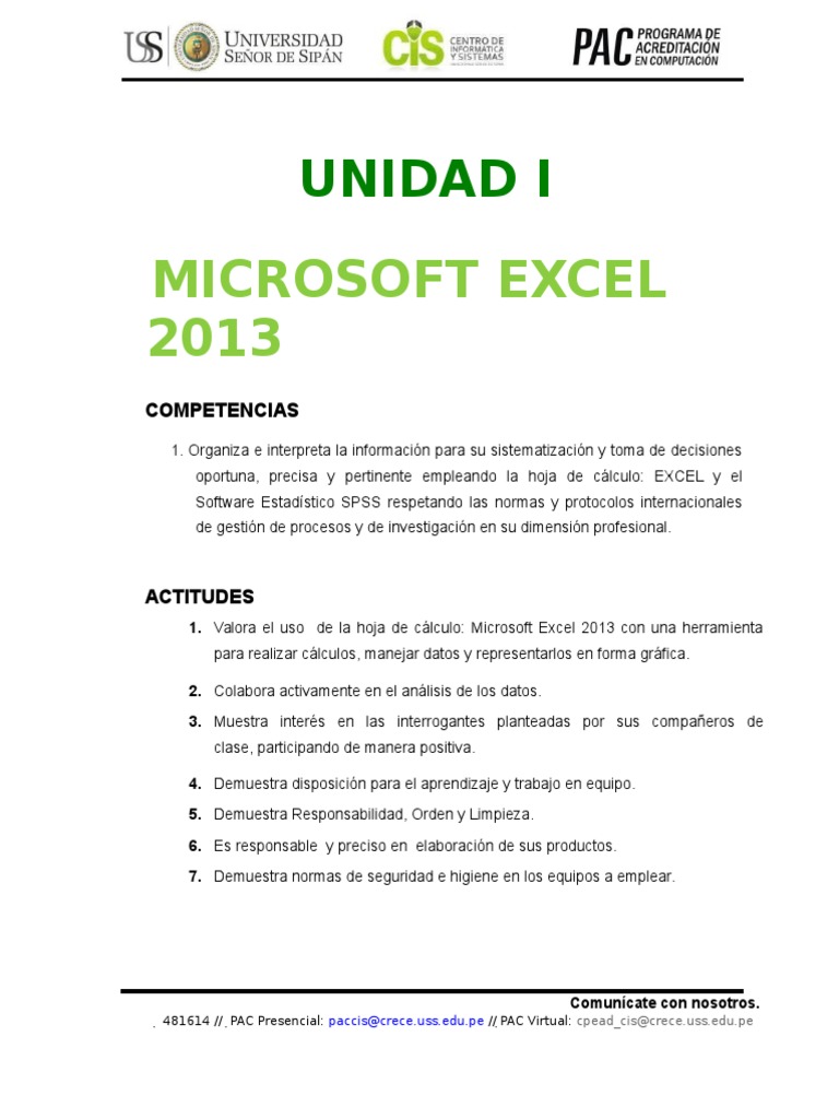 Material de Computacion II - Temas #01 | PDF | Microsoft Excel | Point and Click