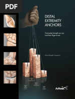 Arhtrex Knee Fibertak Anchors | PDF | Surgical Suture | Knee