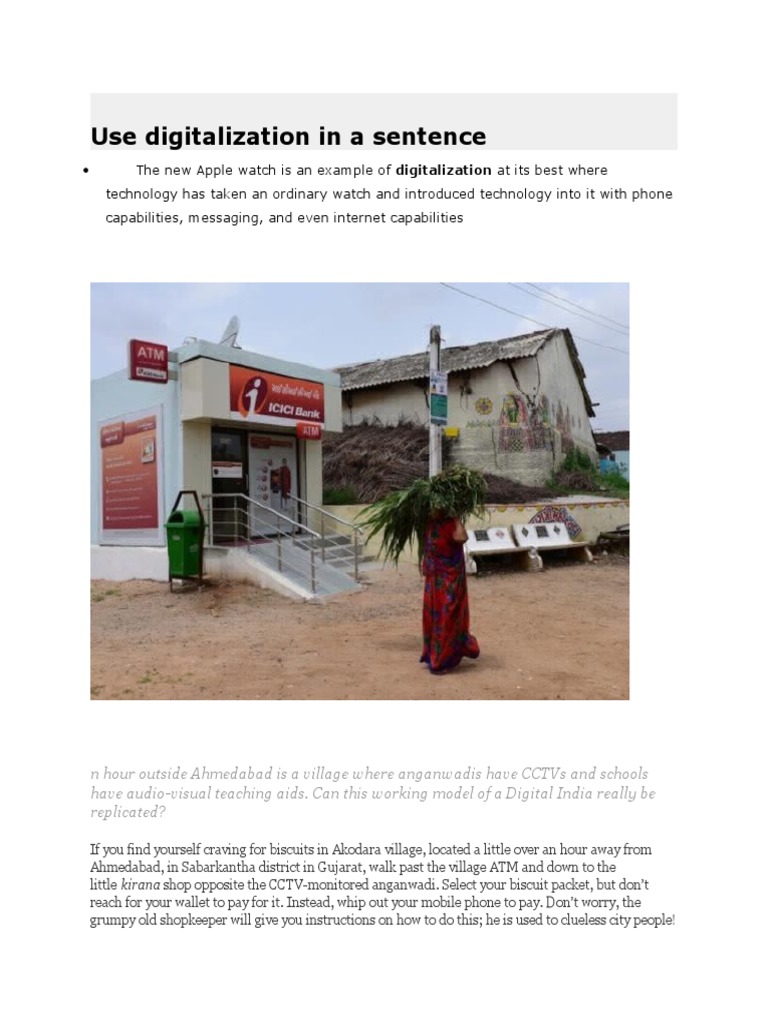 A Digital Future Emerges in Rural India: A Case Study of Akodara ...