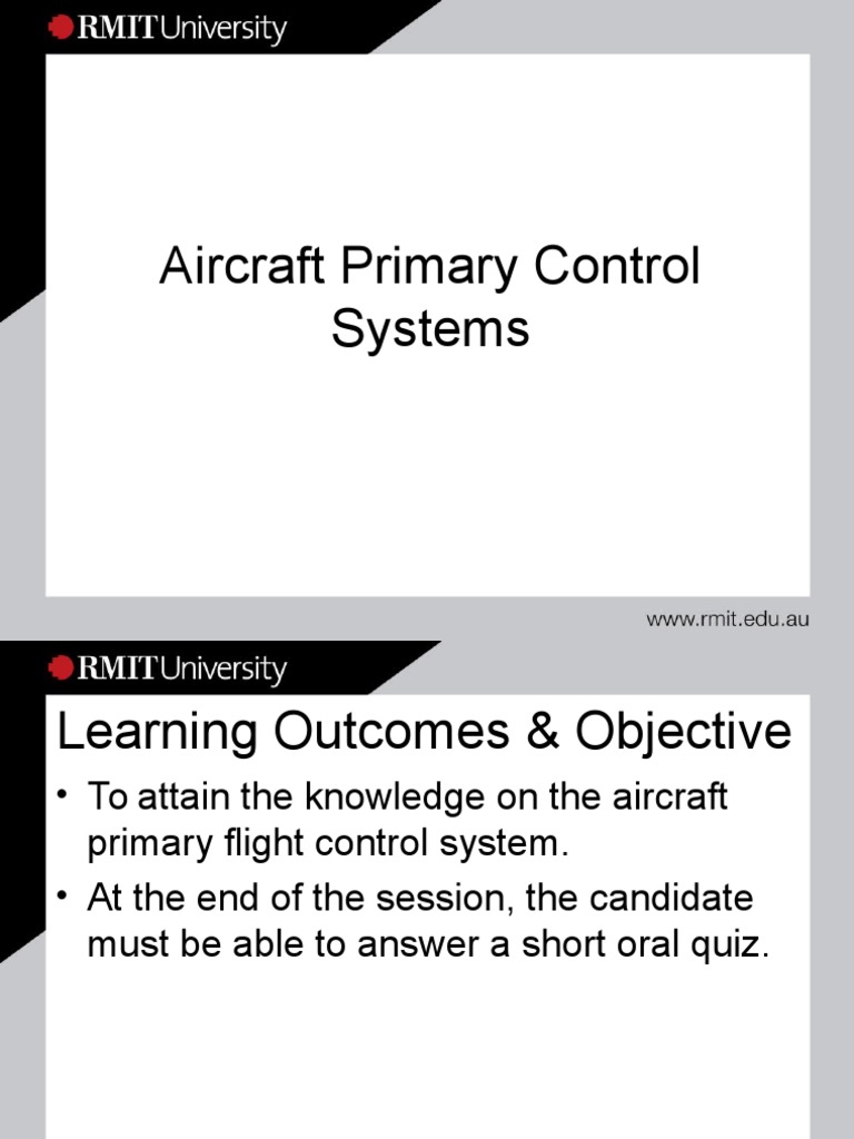 Aircraft Primary Control | PDF | Flight Control Surfaces | Spaceflight ...