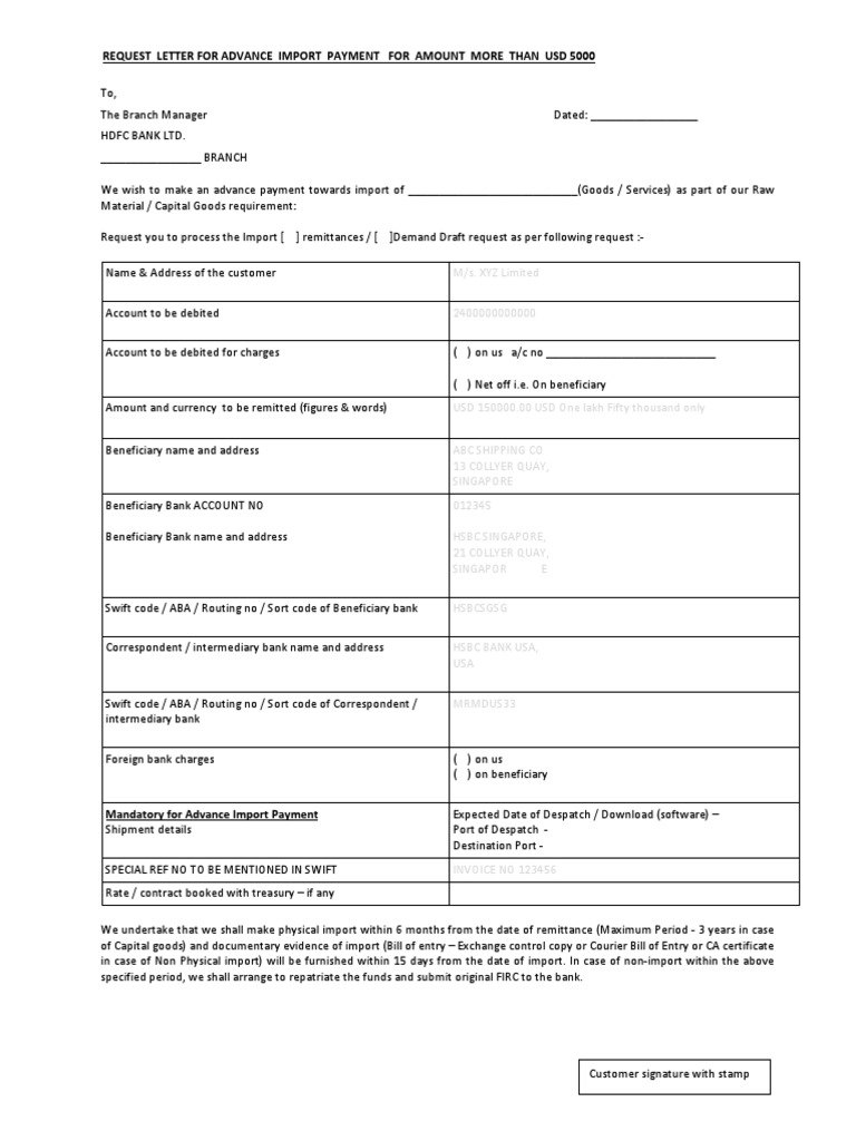 HDFC Remit More Than 5000 | Invoice | Debit Card