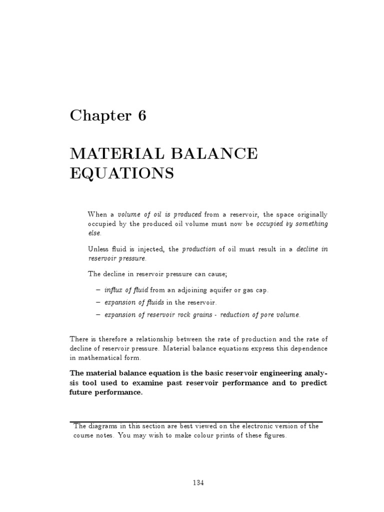 Material Balance Equations Explained | PDF | Petroleum Reservoir | Porosity