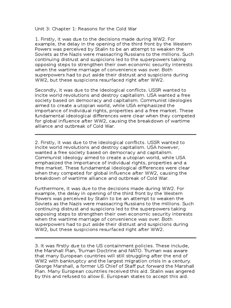 Ideological Roots of the Cold War | PDF | Containment | Cold War