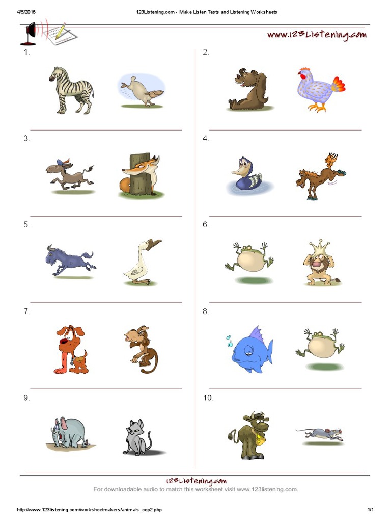 Fisa Animale Engleza | PDF | Career & Growth