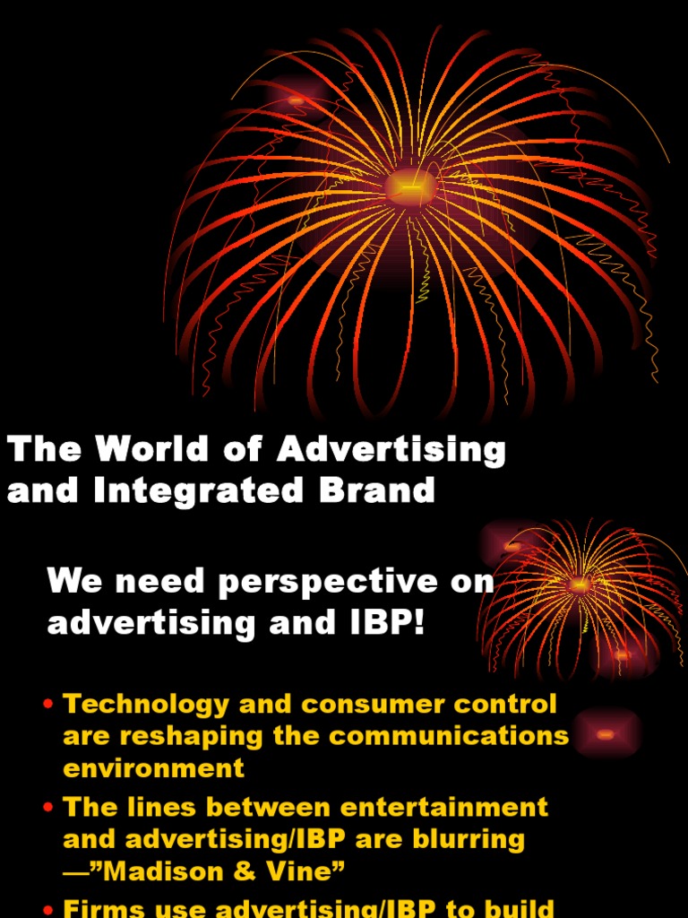 The World of Advertising and Integrated Brand Promotion | Download Free ...