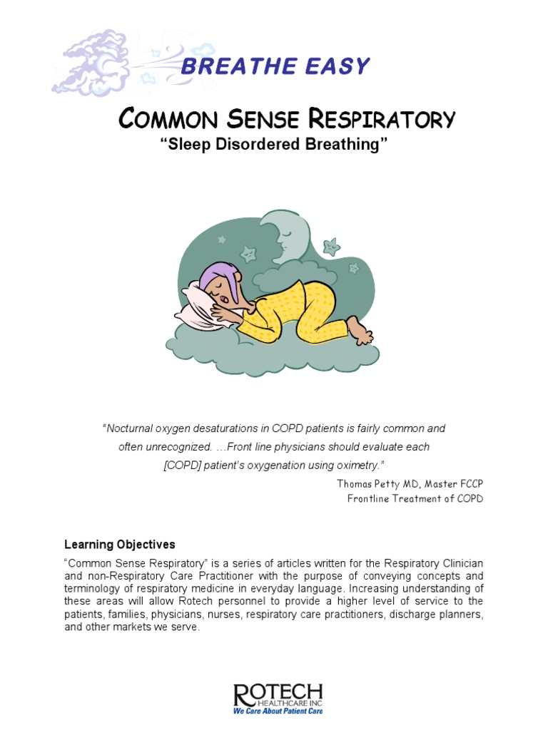 Sleep Disordered Breathing1 Pdf Sleep Apnea Breathing