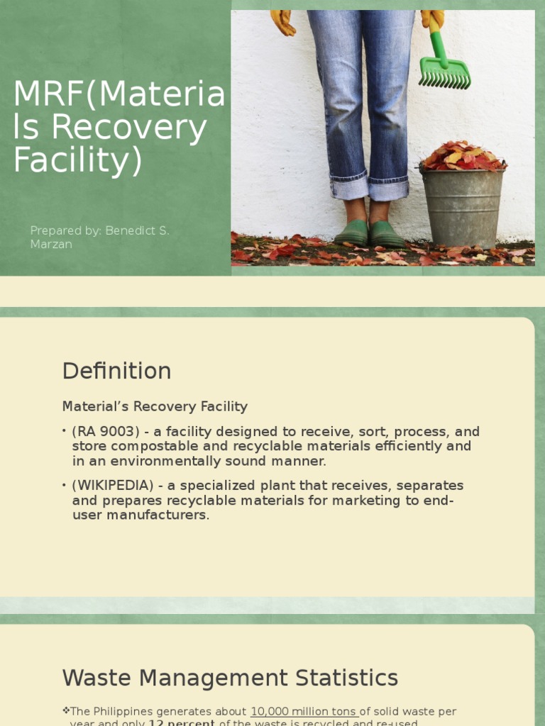 Understanding MRF in Waste Management | PDF | Municipal Solid Waste ...