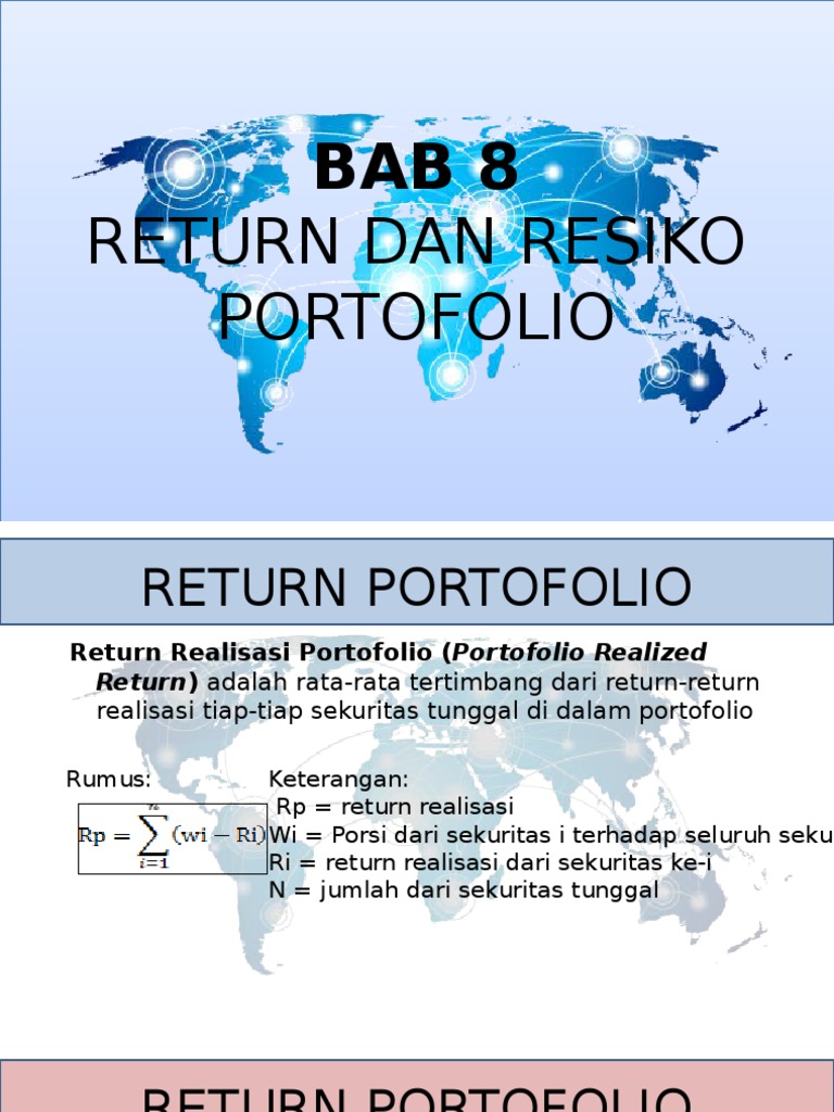 Risiko Portofolio | PDF