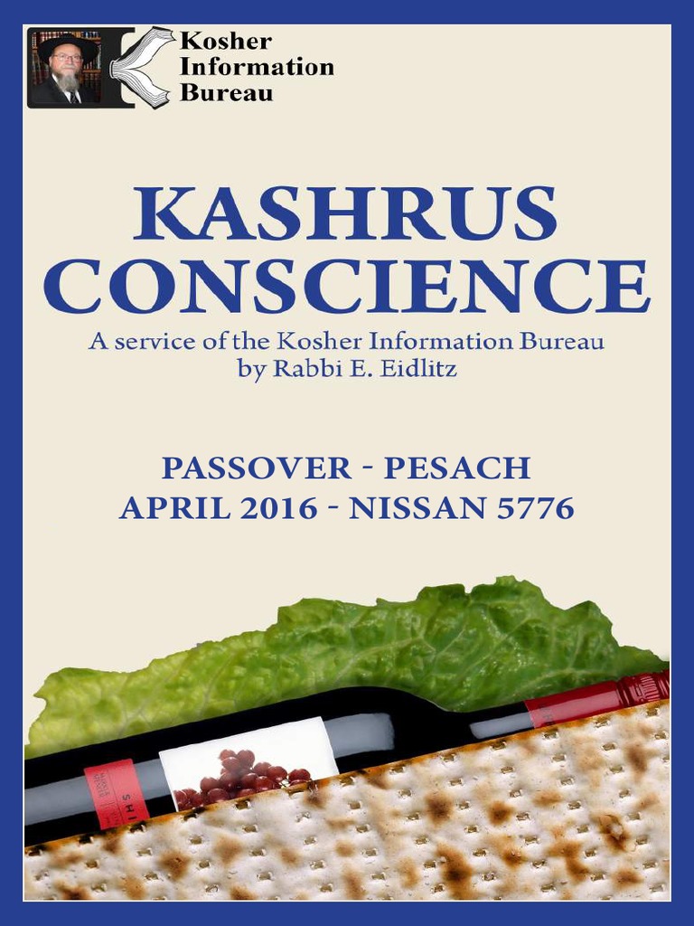 Spam's Combined Pesach Guides 2016 | PDF | Passover | Gelatin