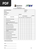 Machinery Checklist | PDF | Machines | Equipment