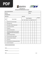 Daily Welding Machine Inspection Checklist | Welding | Fires